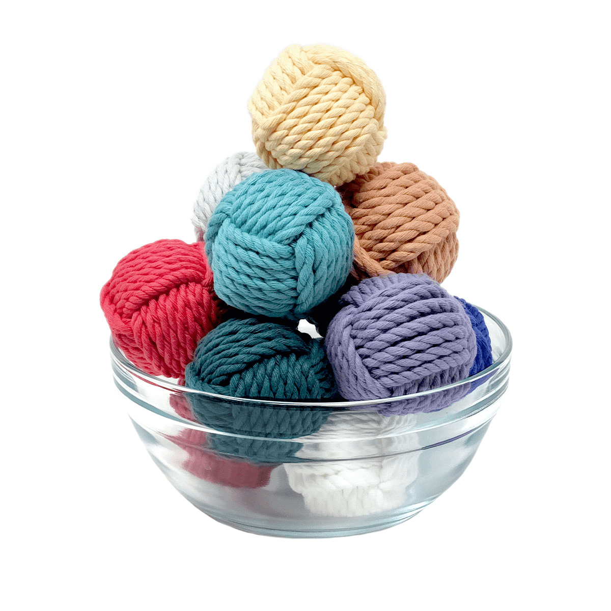 3mm Dip Dyed Cotton 3-Strand-Rope | ROPE.com