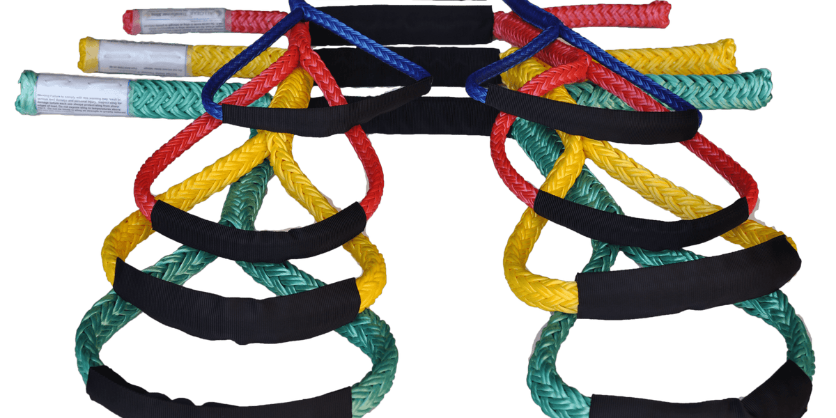 12-Strand Adjustable Polyester Transformer Slings — ROPE.com