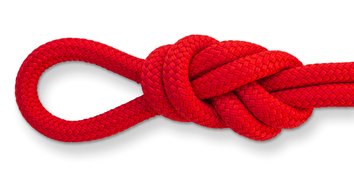 5/8" Double Braid Red Shorts — ROPE.com