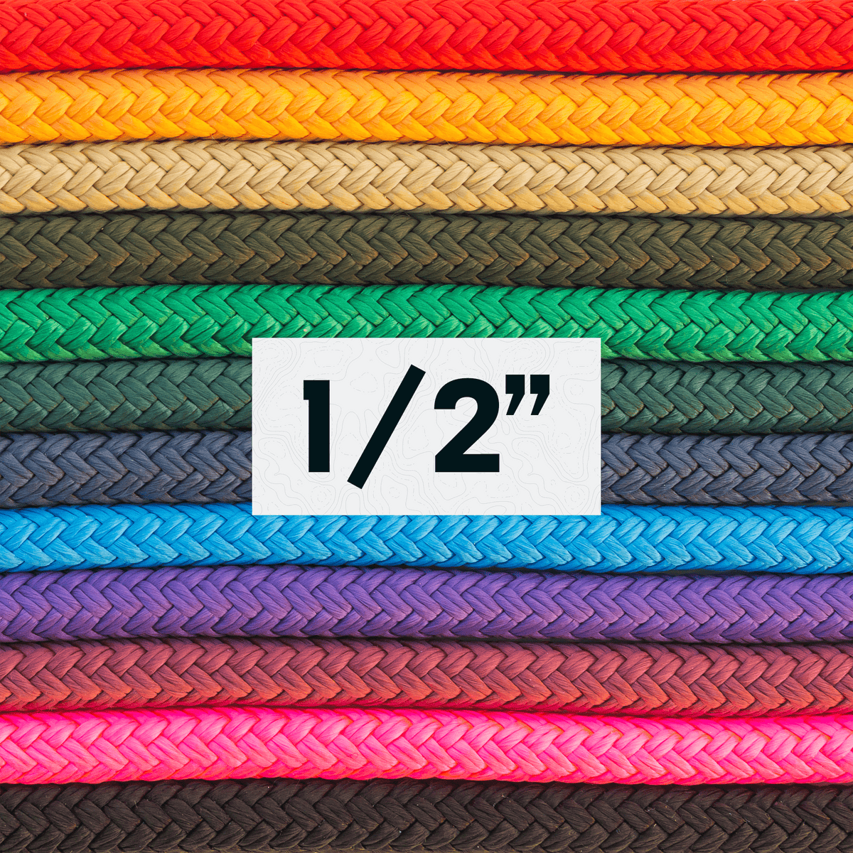 1/2" Double Braid Solid Colors | ROPE.com