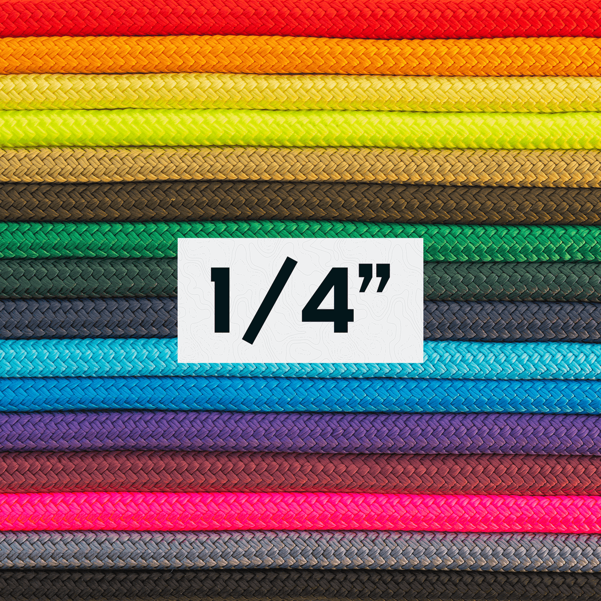 1/4" Double Braid Solid Colors | ROPE.com